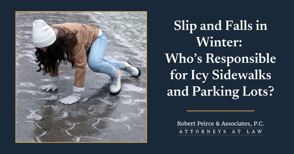 Slip and Falls in Winter: Who’s Responsible for Icy Sidewalks and ...